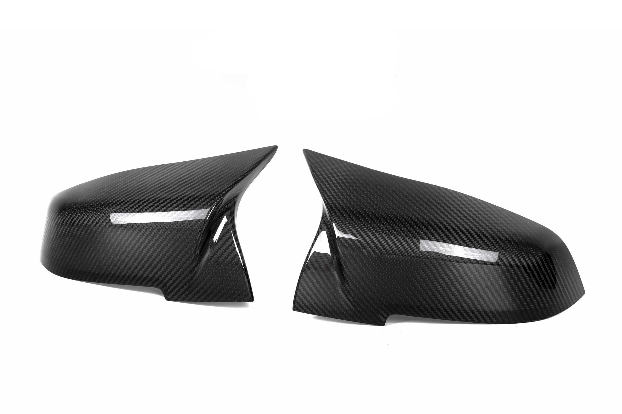 M Performance Style Pre Pregged Carbon Fiber Mirror Caps for BMW 1/2/3
