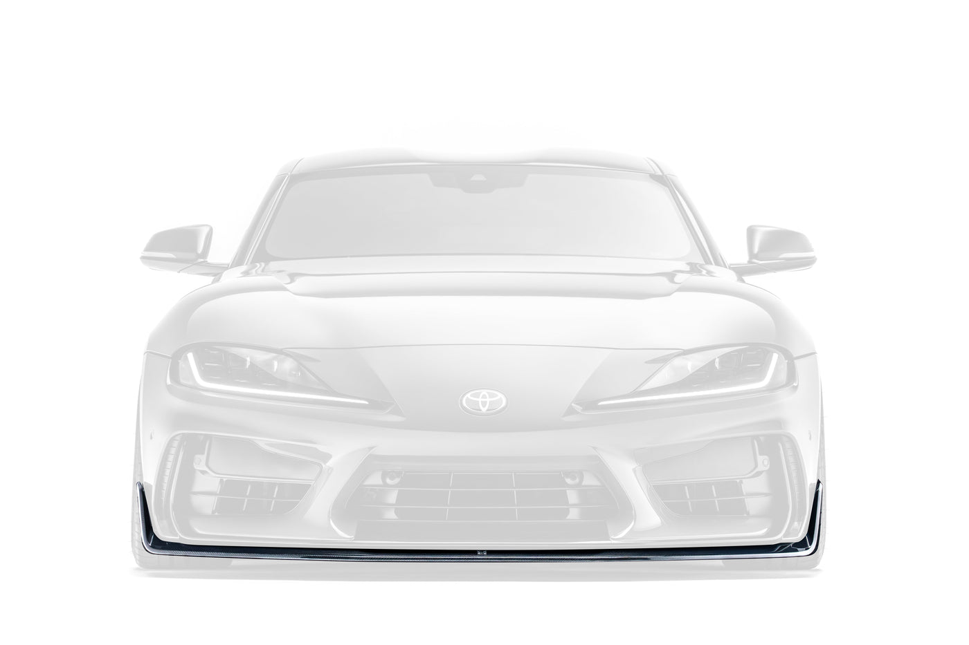 Toyota GR Supra A90 Carbon Fiber Front Lip for ADRO Facelift Bumper 20