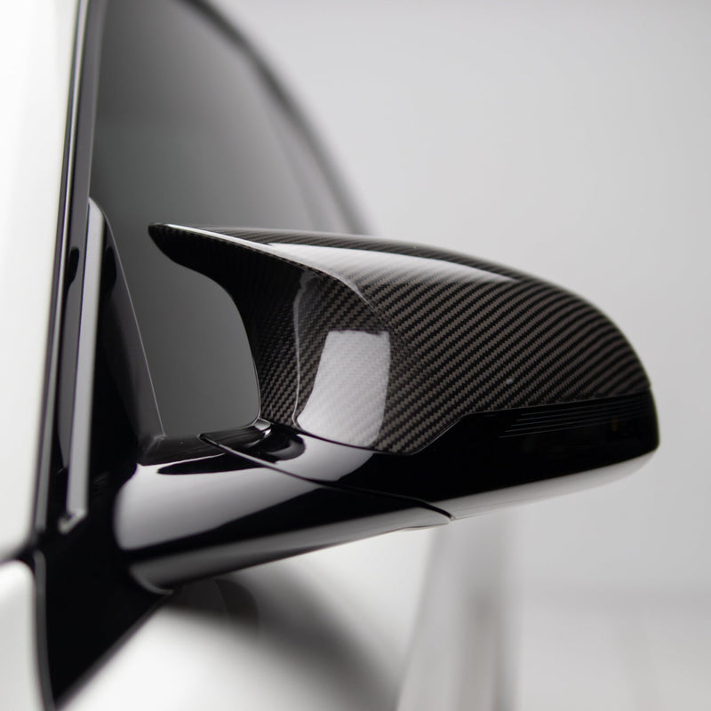 M-Performance Style Pre Pregged Dry Carbon Fiber Mirrors Caps for BMW