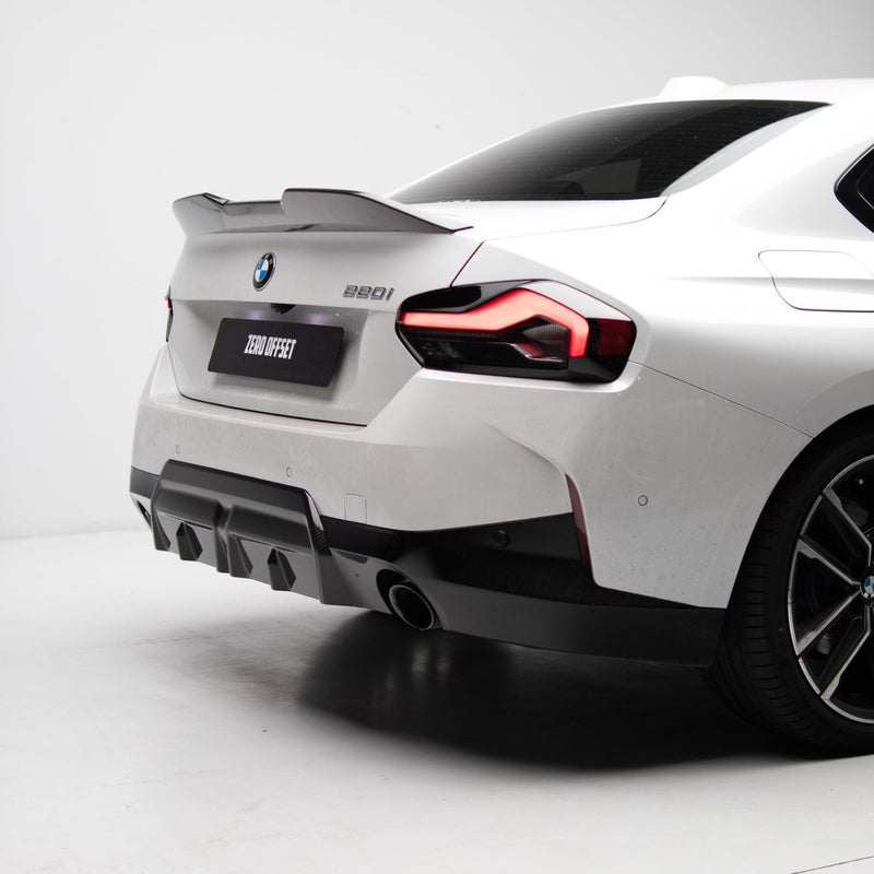 M Performance Style Pre Pregged Dry Carbon Fiber Spoiler for BMW 2 Ser