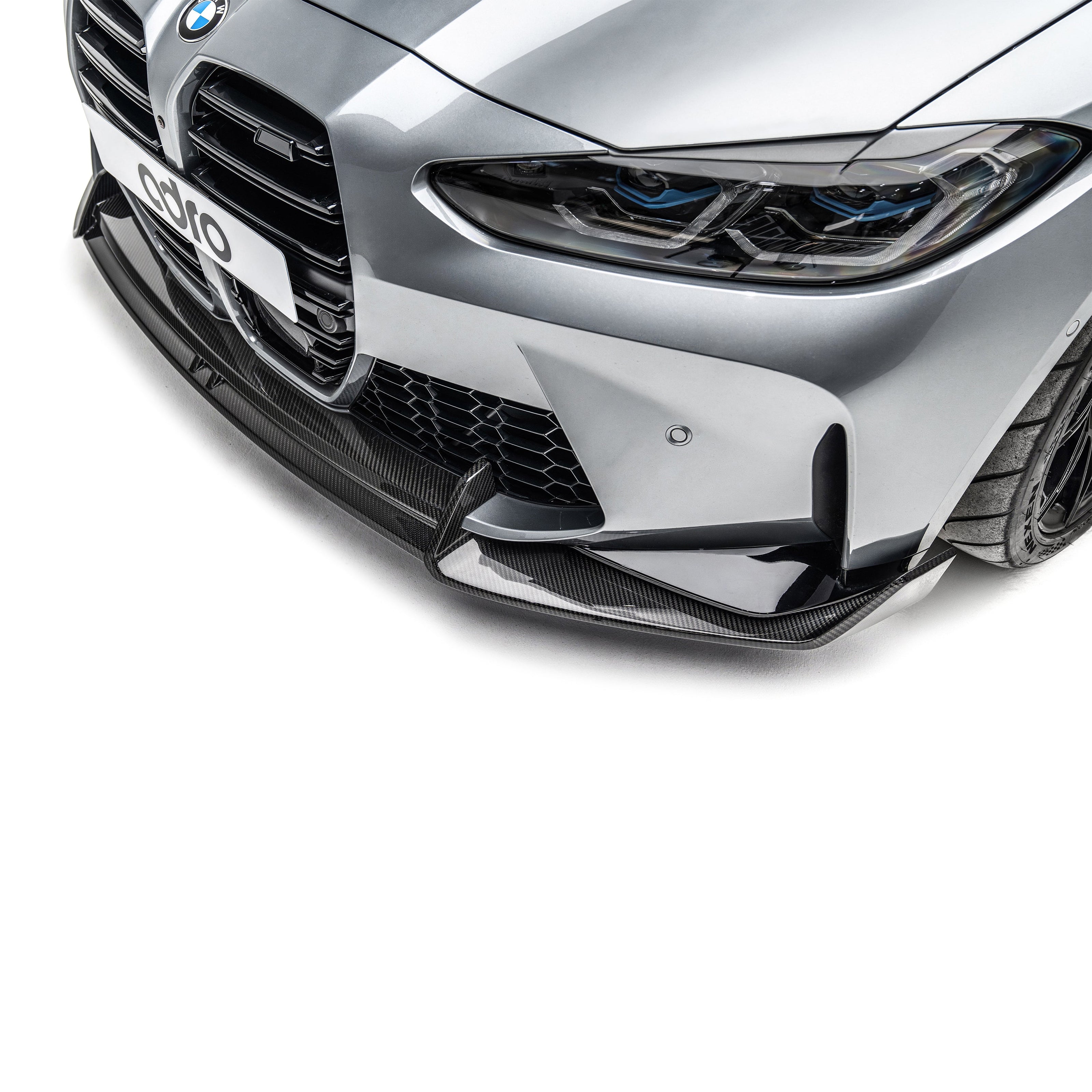 BMW G80 G81 M3 / G82 G83 M4 Dry Carbon Fiber Front Lip for OEM Front B