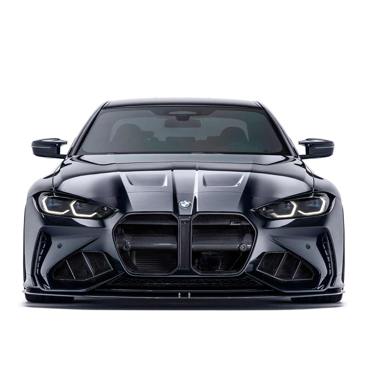 BMW G80 G81 M3/G82 G83 M4 Front Bumper Dry Carbon Fiber Grille & Duct