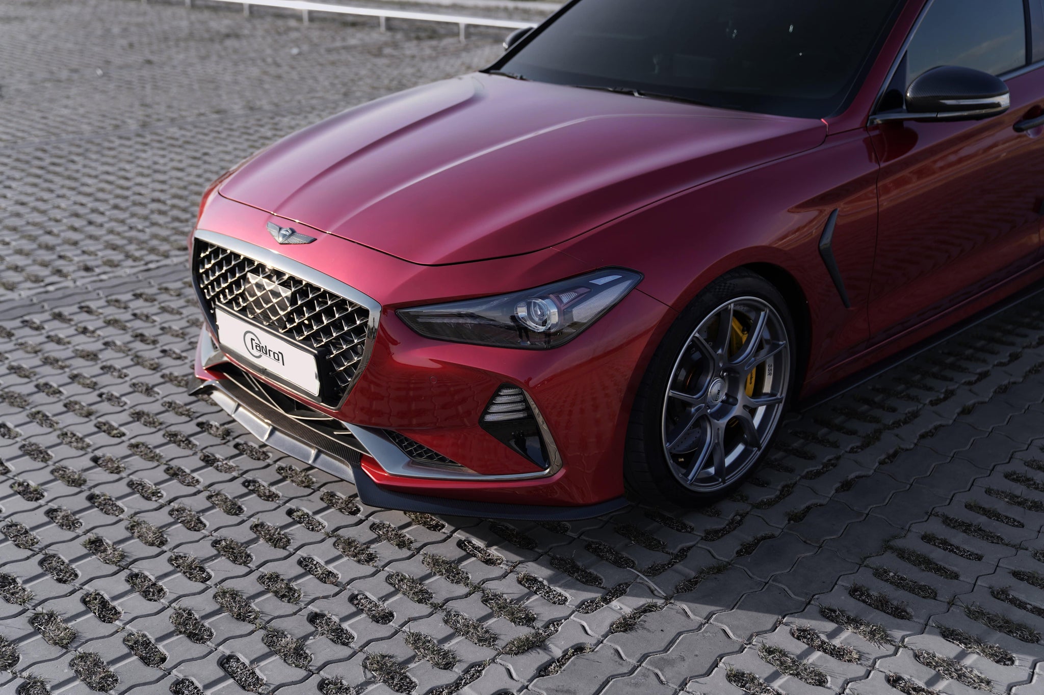 Genesis G70 Carbon Fiber Front Lip V2 2019-2021