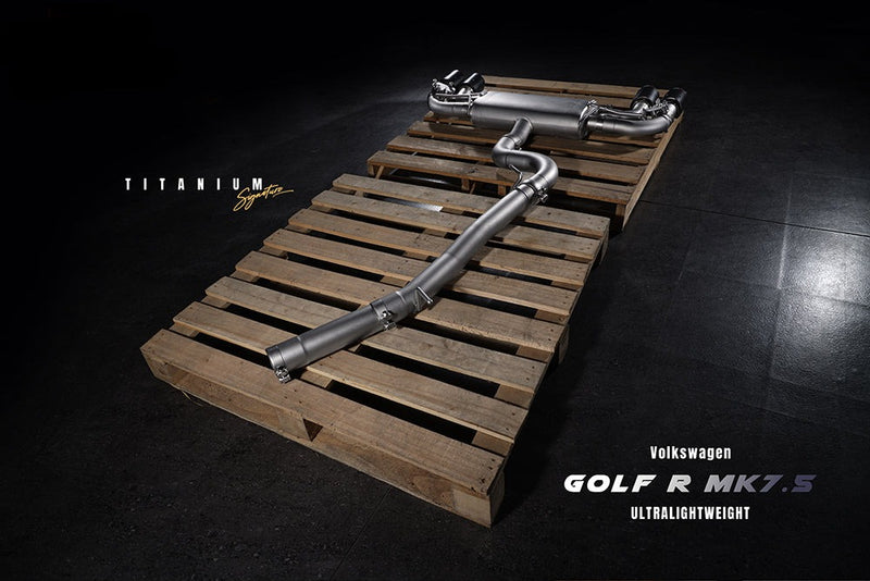 Valvetronic Exhaust System for Volkswagen Golf R MK7.5 Titanium Signat