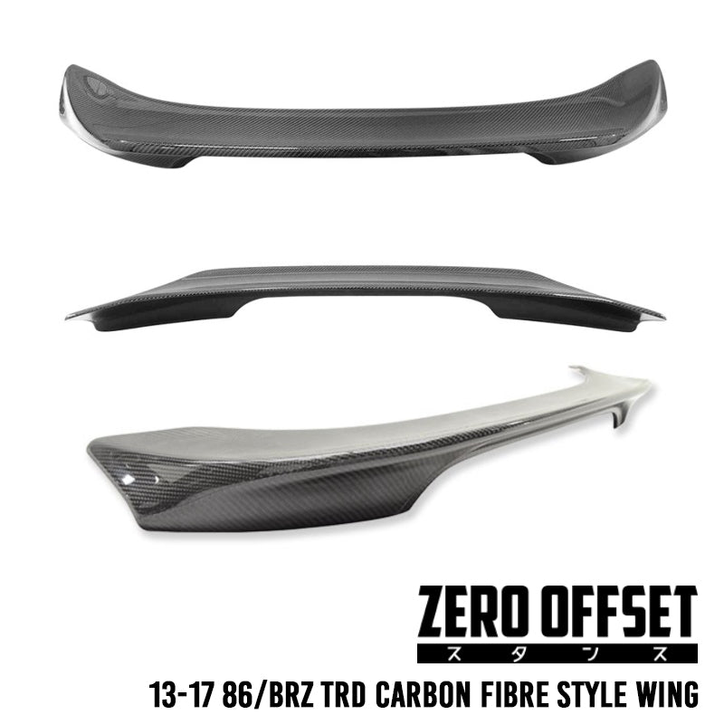 TRD Style Carbon Fibre Spoiler for Toyota 86 (ZN6)/Subaru BRZ (ZC6) 20