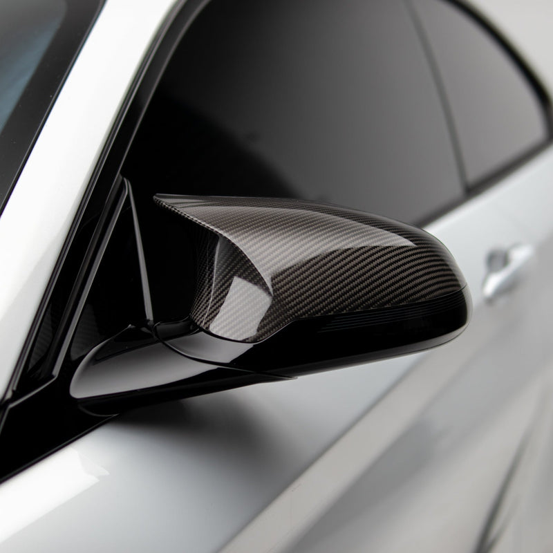 M-Performance Style Pre Pregged Dry Carbon Fiber Mirrors Caps for BMW