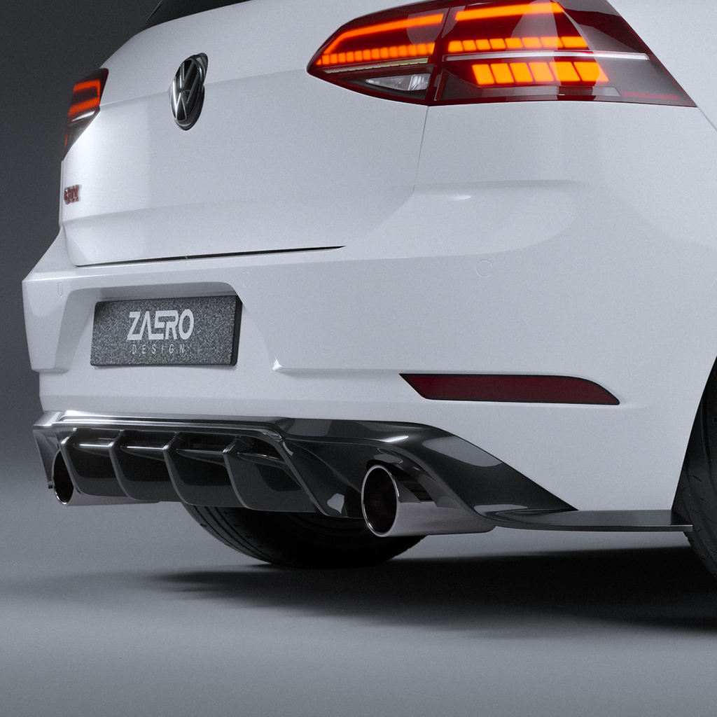 EVO-1 Rear Diffuser for Volkswagen Golf GTI MK7.5 2018-2021